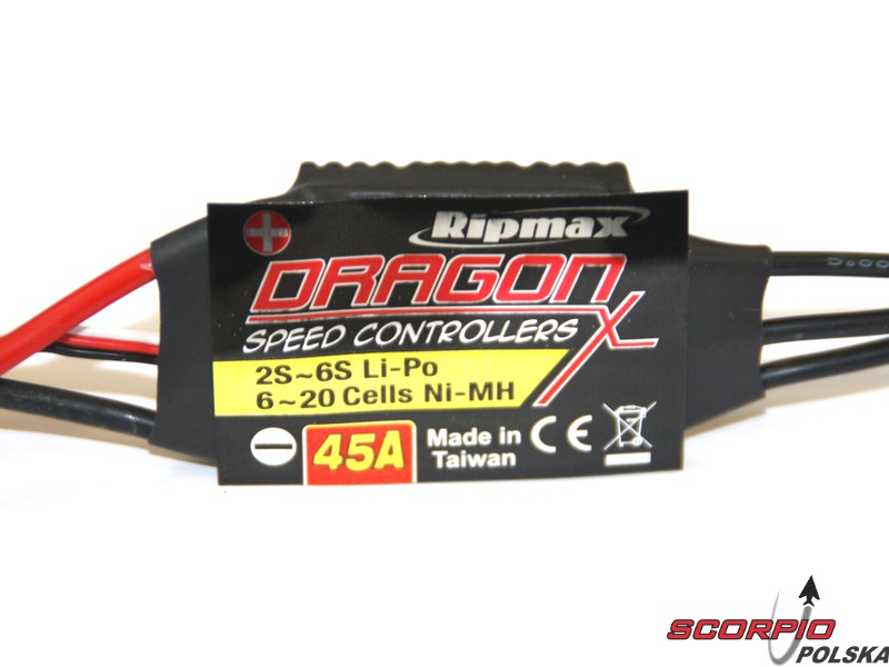 Regulator Ripmax Dragon X 45A Brushless ESC (RP-RMXD045)